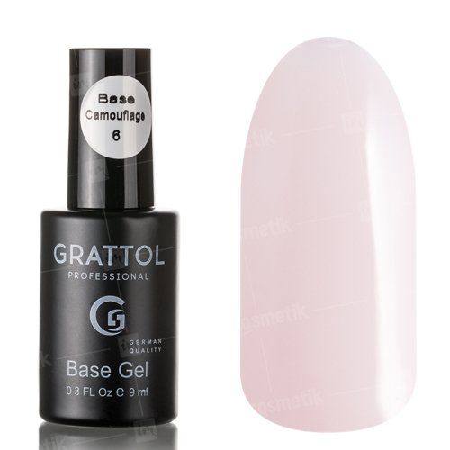 Grattol, Base Camouflage - База Камуфлирующая №6 (9 мл.) — купить базу в интернет-магазине ...