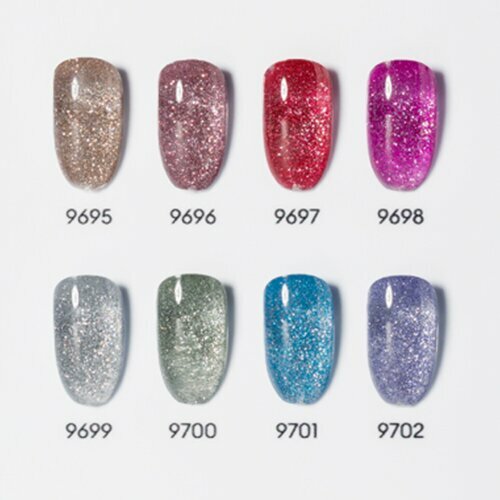 ruNail, Гель-лак светоотражающий - Shimeria Shine bright №9696 (7 мл ...