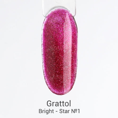 Grattol, Гель-лак светоотражающий Bright - Star №01 (9 мл) купить в интернет-магазине Имкосметик